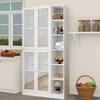 Kitchen Storage Cabinet White 71 in. H Kitchen Pantry Cabinet ...
