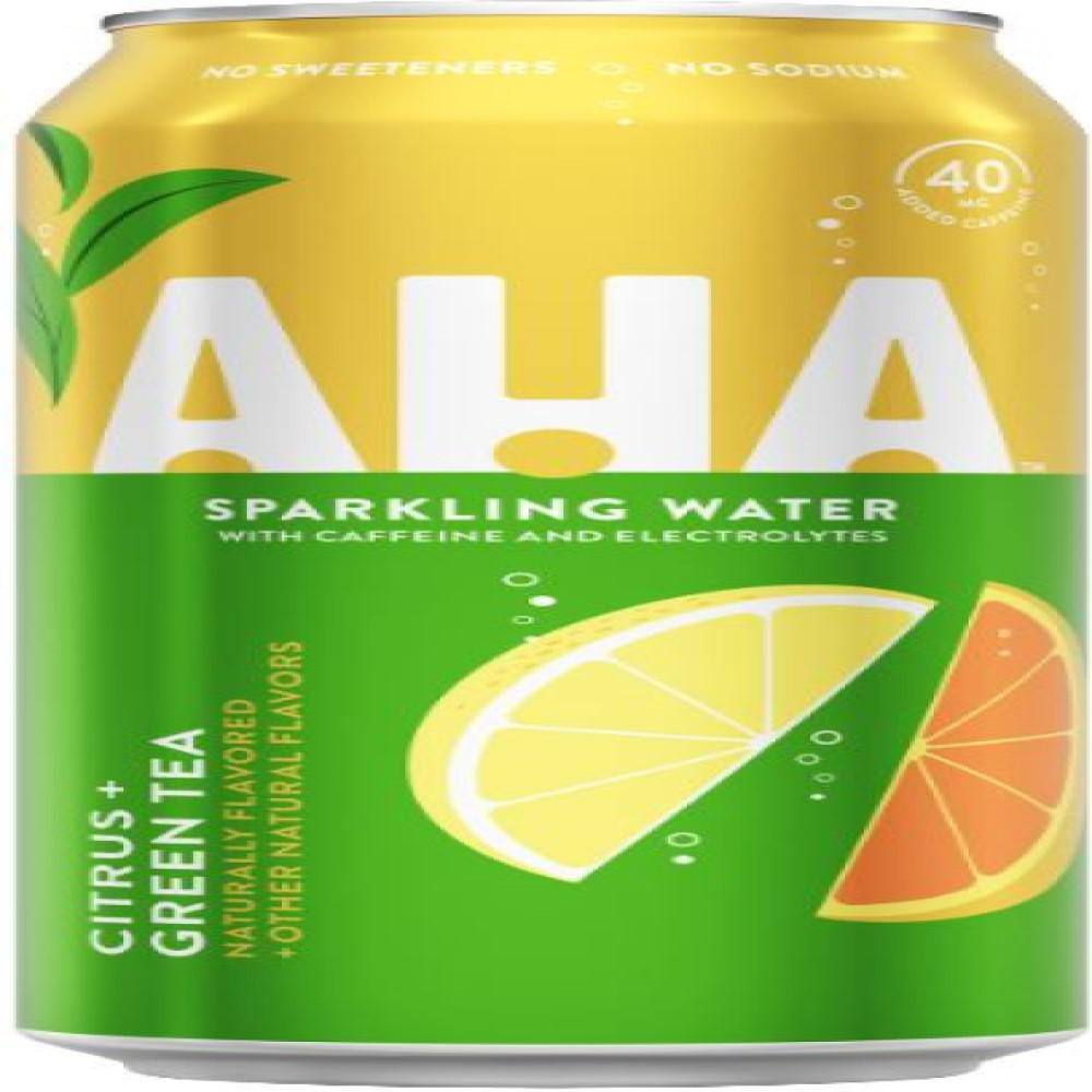 AHA 16 oz. AHA Citrus Green Tea Can 049000532654 - The Home Depot