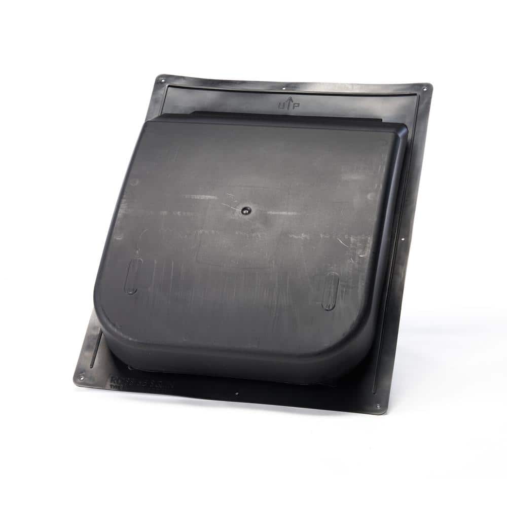 PYTHON 65 sq. in. NFA Polypropylene Slant Back Roof Vent in Black ...