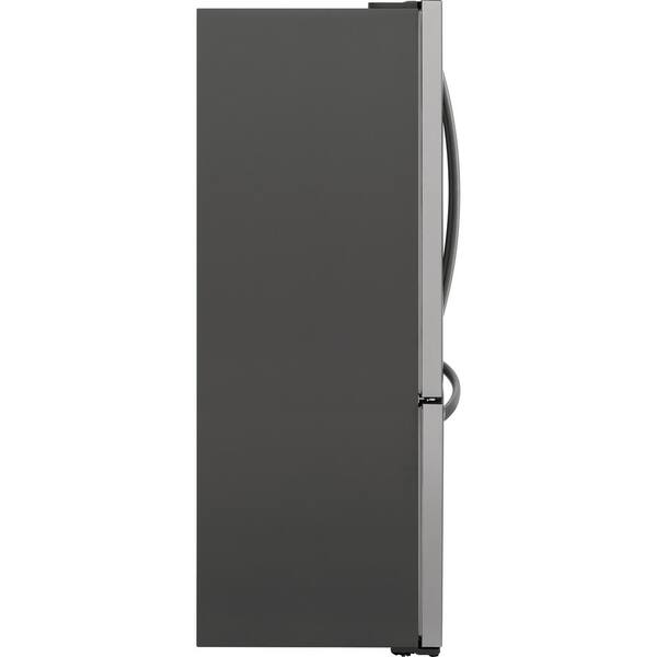 Stainless Steel Fridge Side View