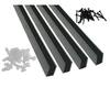 8 ft. Wild Hog Black Aluminum Hog Track Kit HOGBTK8 - The Home Depot