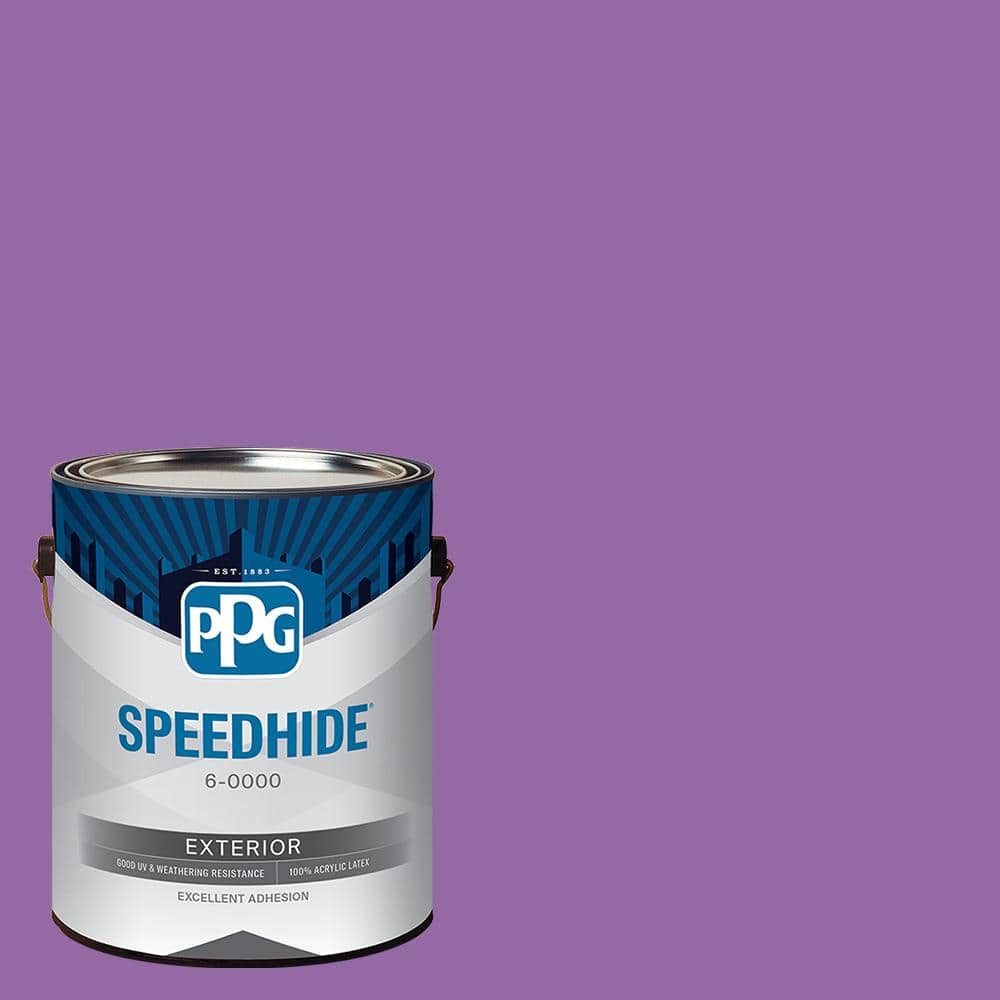 Reviews for SPEEDHIDE 1 gal. PPG1249-6 Grape Popsicle Flat Exterior ...