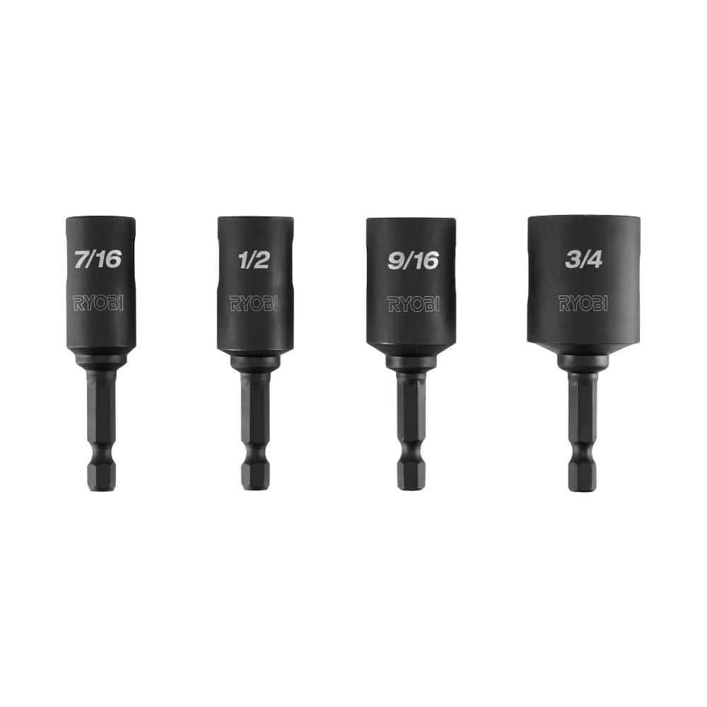 RYOBI MaxView Lag Driver Set (4-Piece) A96MV01 - The Home Depot