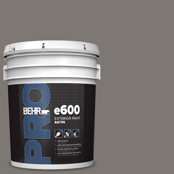 BEHR PRO 5 gal. #790F-5 Amazon Stone Satin Exterior Paint PR64305 - The ...