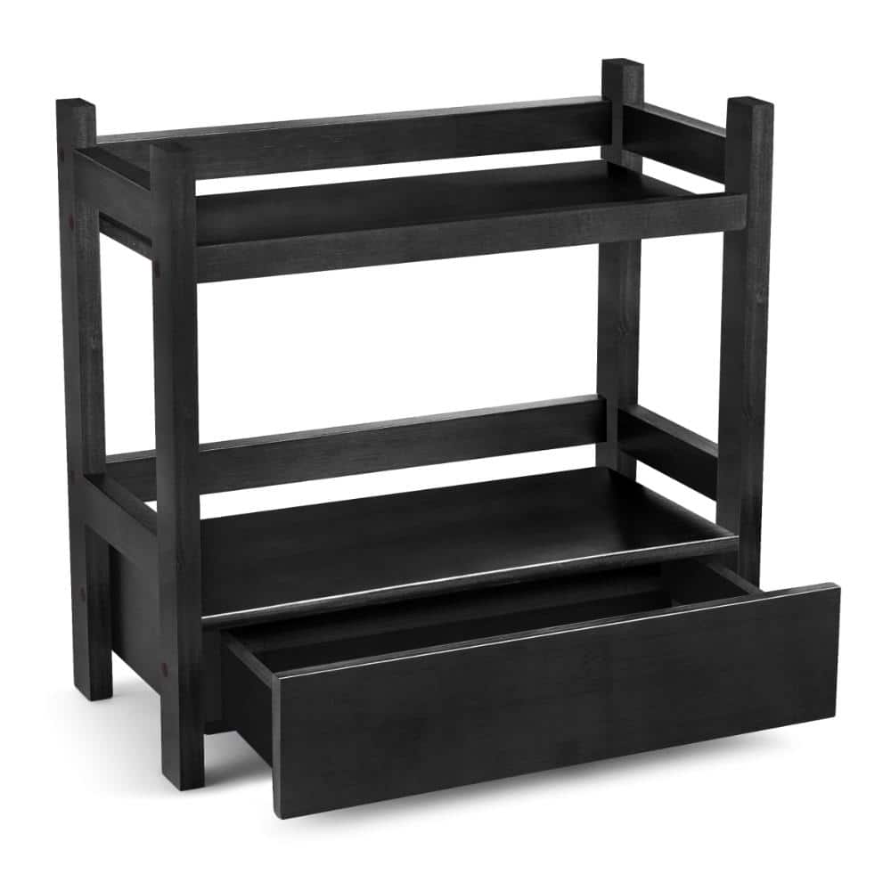 Sorbus 2-Tier Bamboo Shelving Unit (6.5"L x 13"W x 12.6"H) Countertop ...