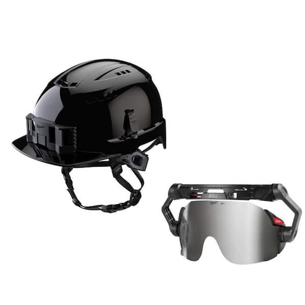 Milwaukee BOLT White Type 2 Class C Front Brim Vented Safety Helmet ...