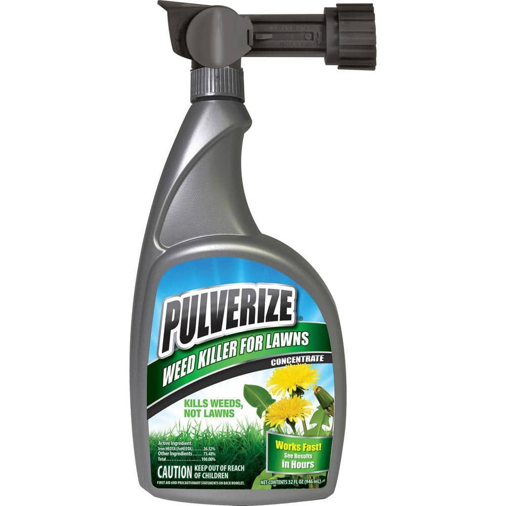 PULVERIZE Weed Killer for Lawns, 32 oz. Ready-to-Spray PW-C-RTS - The ...