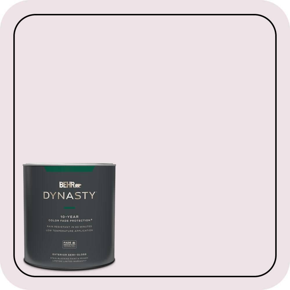 BEHR DYNASTY 1 qt. #670C-2 Petal Dust Semi-Gloss Exterior Stain ...