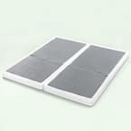 Zinus 4 in. Profile Split King White Metal Box Spring, No Assembly HD ...