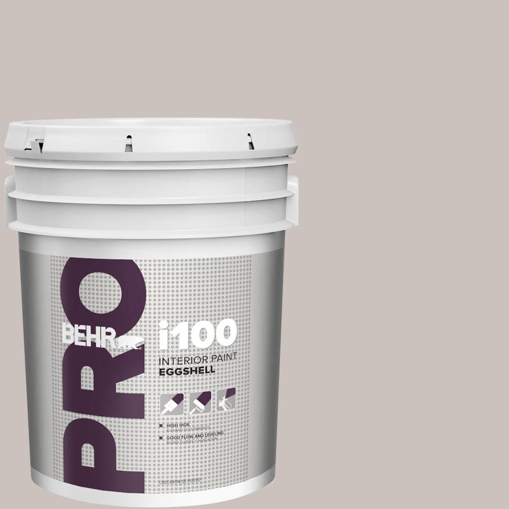 BEHR PRO 5 gal. #N140-2 Chicago Fog Eggshell Interior Paint PR13005 ...