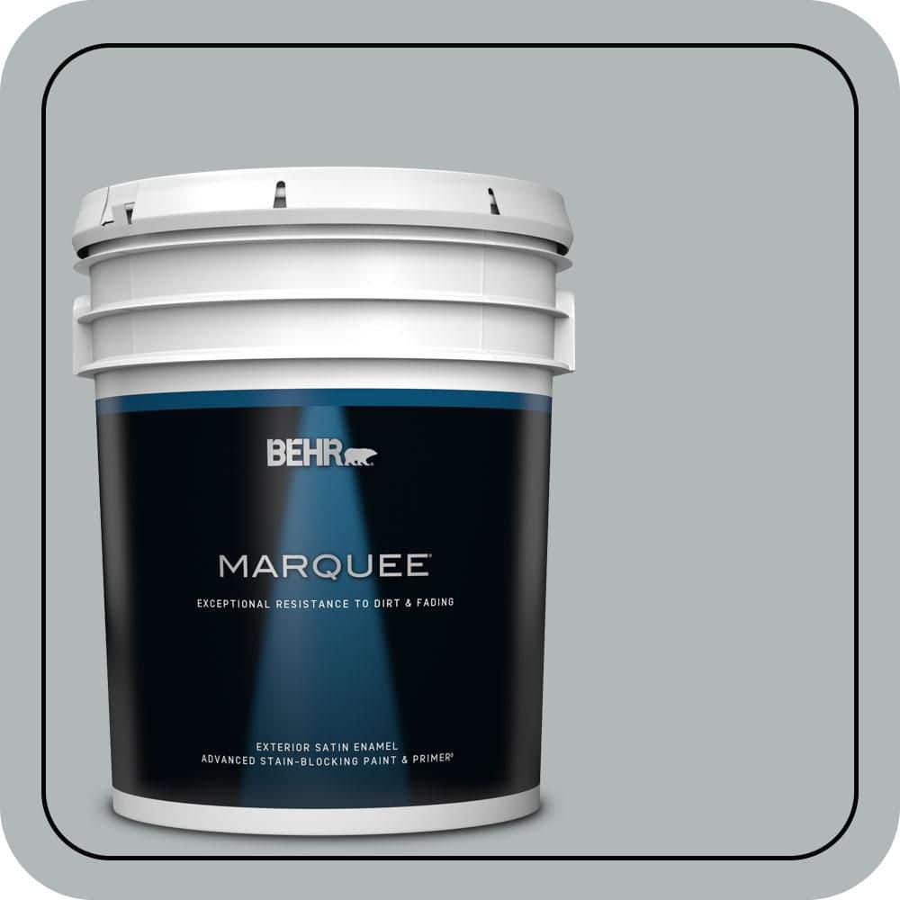 BEHR MARQUEE 5 gal. #N450-3 Meteor Shower Satin Enamel Exterior Paint ...