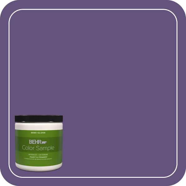 BEHR PREMIUM PLUS 8 oz. #S-G-650 Berry Syrup Semi-Gloss Interior ...