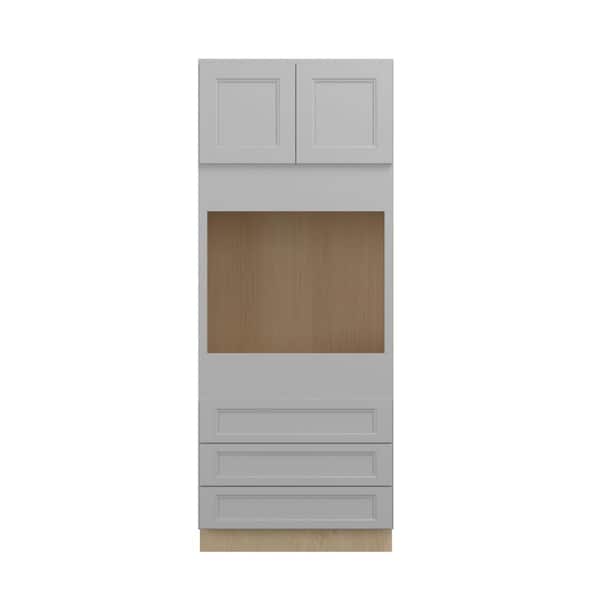 Kunal Kitchens Rockingham Recessed 33 in. W x 84 in. H x 24 in. D in Painted Stratus Plywood ...