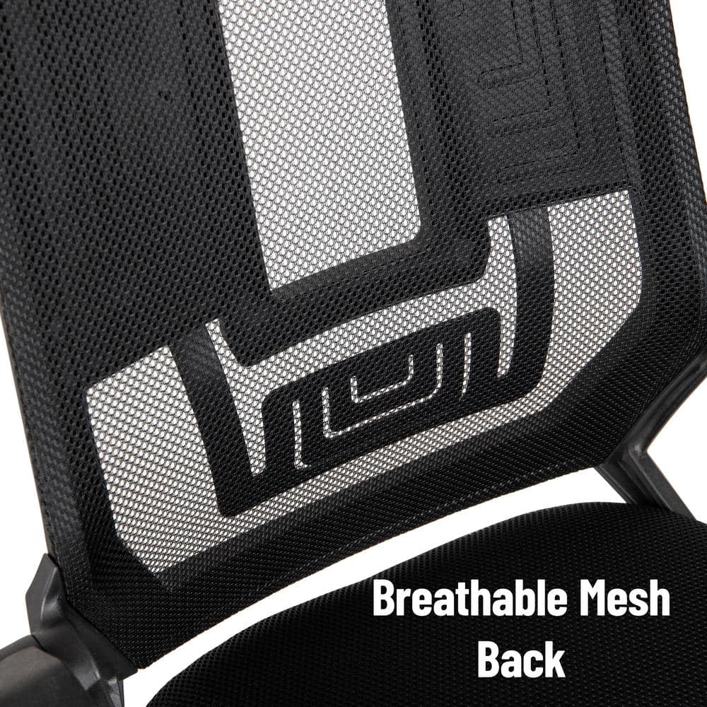 Mind Reader Swivel Mesh Office Chair Height Adjustable Desk Chair in ...