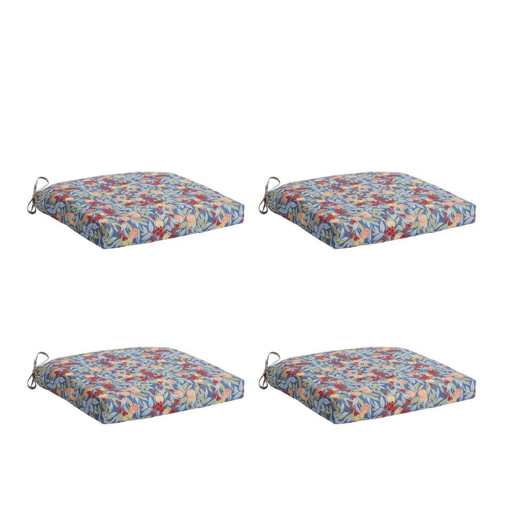 Hampton Bay 20 in. W x 20 in. D Universal Square Outdoor Seat Pad in ...
