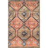nuLOOM Judy Traditional Persian Machine Washable Rust 5 ft. x 8 ft ...