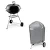 Weber Jumbo Joe Premium 22 in. Charcoal Grill in Black with Grill Cover ...
