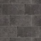 TrafficMaster Portland Stone Gray 18 in. x 18 in. Glazed Ceramic Floor ...
