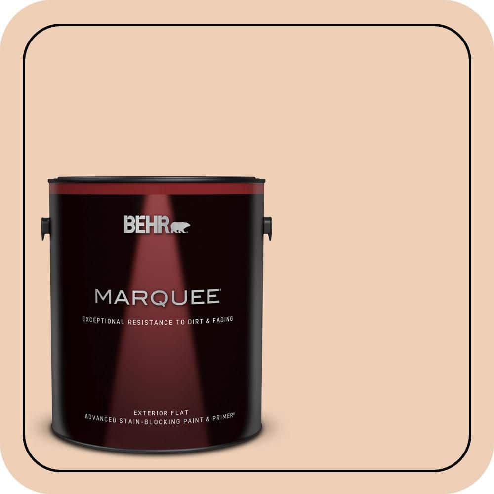 BEHR MARQUEE 1 gal. #260E-2 Clamshell Flat Exterior Paint & Primer ...