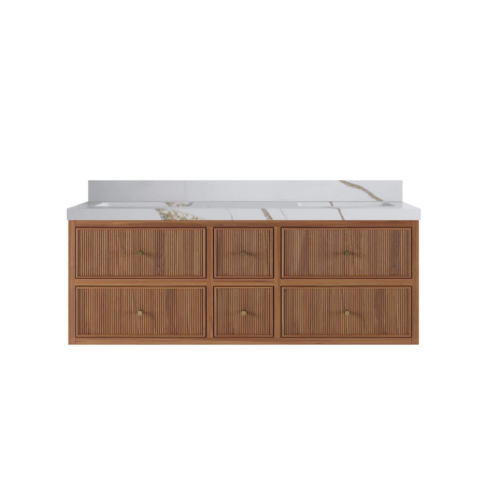 Willow Collections Sonoma Floating 60 in. W x 22 in. D x 36 in. H ...