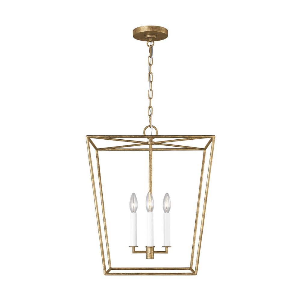 Generation Lighting Viota Medium 4-Light Casted Gild Finish Dining Room ...