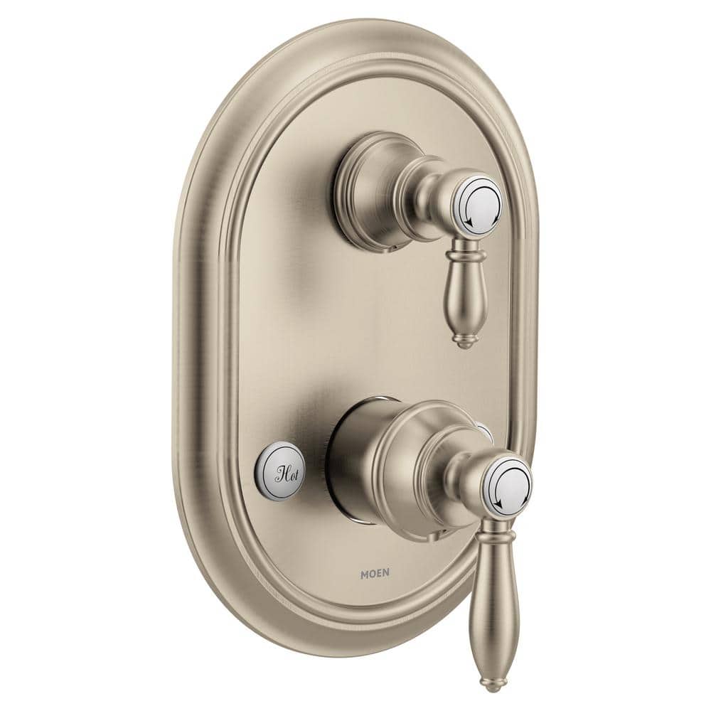 MOEN Weymouth M-CORE Three 2-Handle Shower Trim Kit with Integrated ...