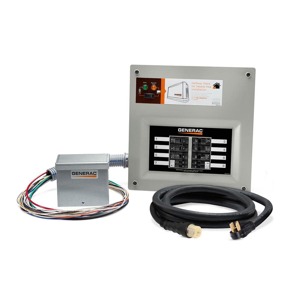 Generac Homelink 50 Amp Upgrade-Able Manual Transfer Switch Kit 9855 ...