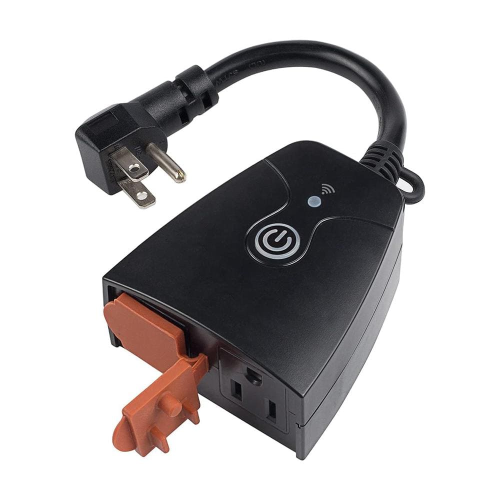 Ahfiwaso 2-Outlet Outdoor Smart Plug with Voice and Remote Control, Alexa and Google Home, IP44 ...