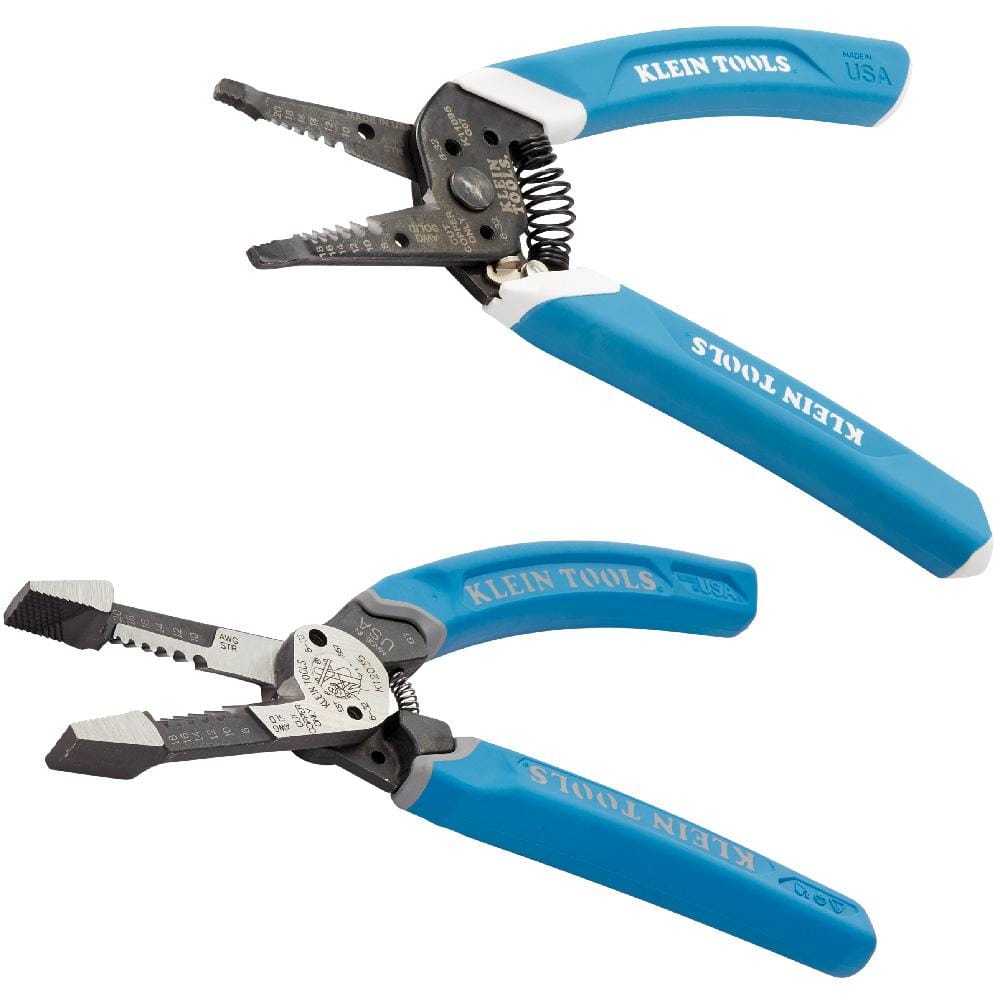 Klein Tools Wire Stripper Tool Set (2-Piece) - The Home Depot