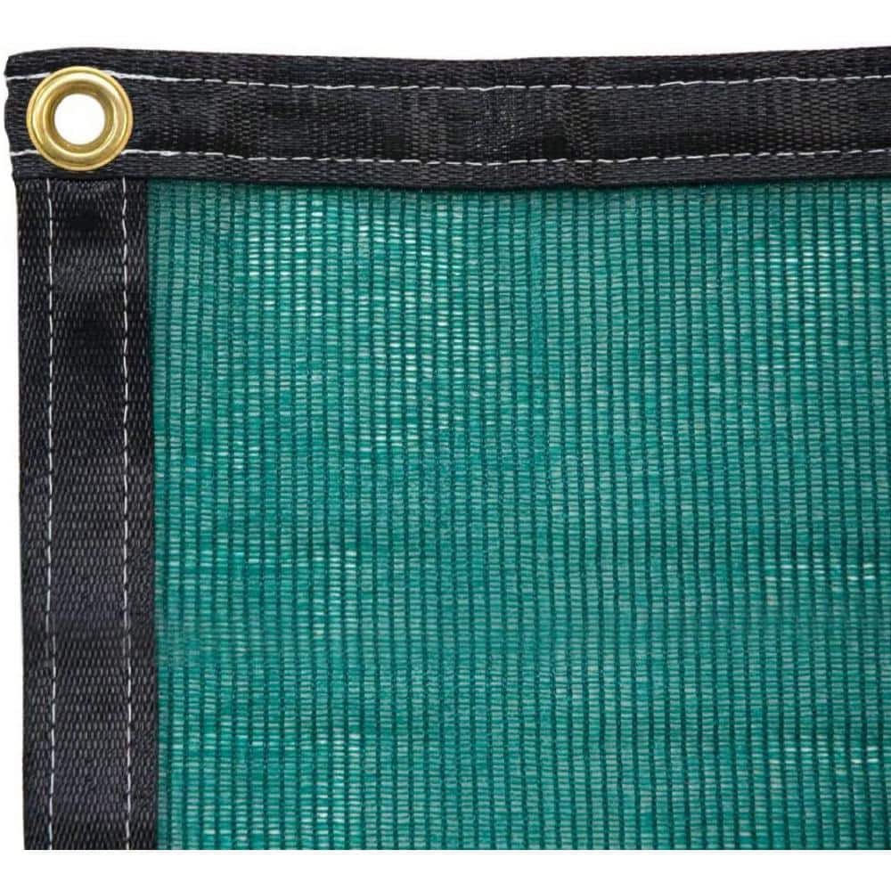 Shatex 6 ft. x 12 ft. Sun Mesh Shade Panel, 90% Shade Cloth UV Sunblock ...