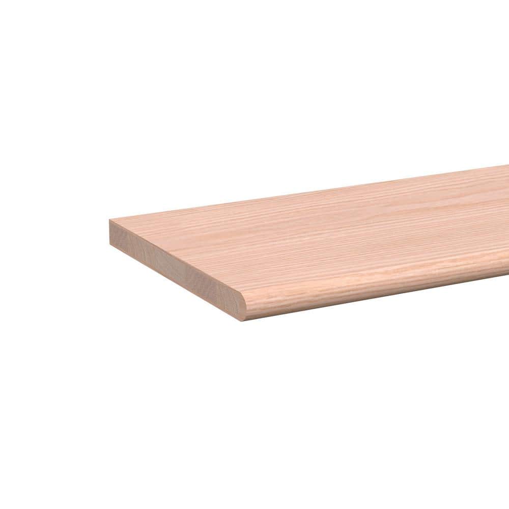 EVERMARK Stair Parts 36 in. x 11-1/2 in. x 1 in. Unfinished Red Oak ...