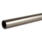 Rod Desyne 96 in. Single Curtain Rod in Black-DP100-96IN-12 - The Home ...