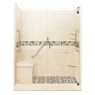 American Bath Factory Tuscany Freedom Grand Hinged 30 in. x 60 in. x 80 ...