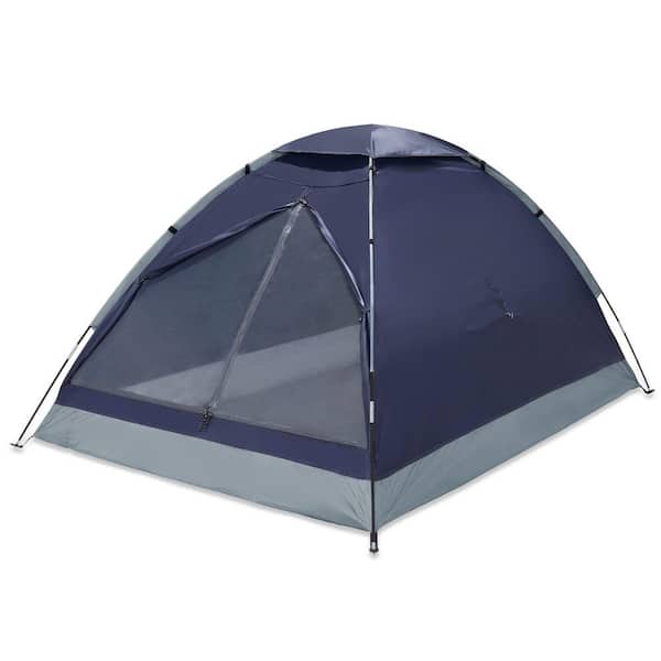 MOEPISY Tents for 7 ft. x 5 ft. 2 Person Navy Blue Camping Dome ...