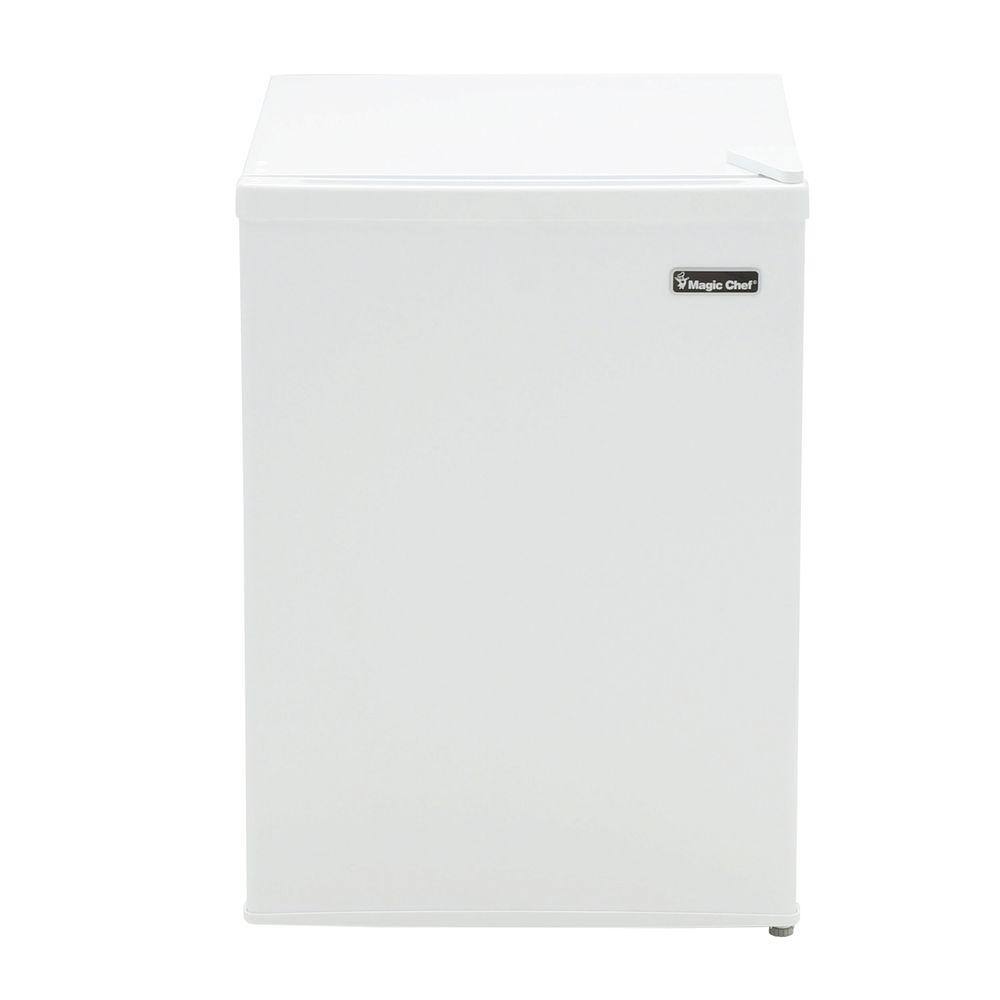 Magic Chef 2.4 cu. ft. Mini Fridge in White-MCBR240W1 - The Home Depot