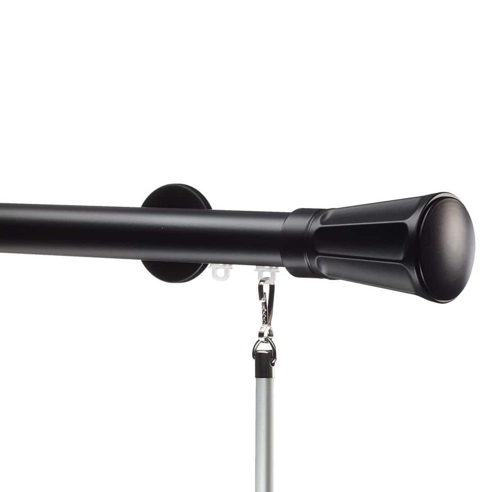 Art Decor Tekno 25 - 60 in. Non-Adjustable 1-1/8 in. Single Traverse ...