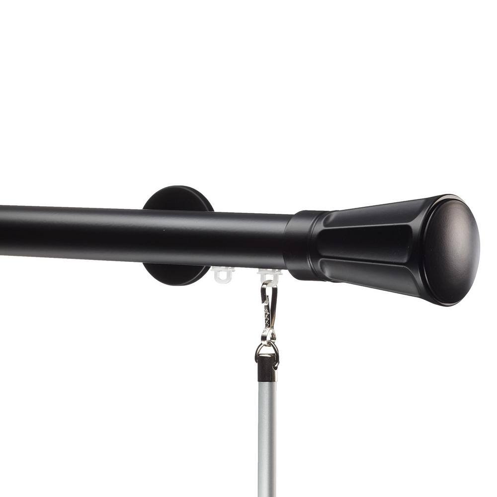 Art Decor Tekno 25 - 72 in. Non-Adjustable 1-1/8 in. Single Traverse ...