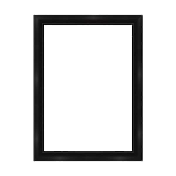 Amanti Art Mirror Makeover Grand Black Narrow 23.25 in. W x 31.25 in. H ...