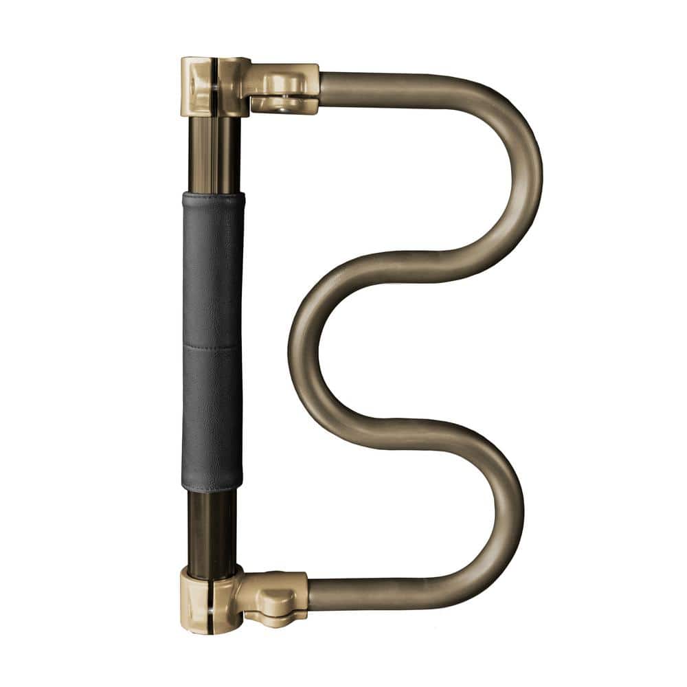 SIGNATURE LIFE Sure Stand Security Pole 20 in. Double Curved Grab Bar ...