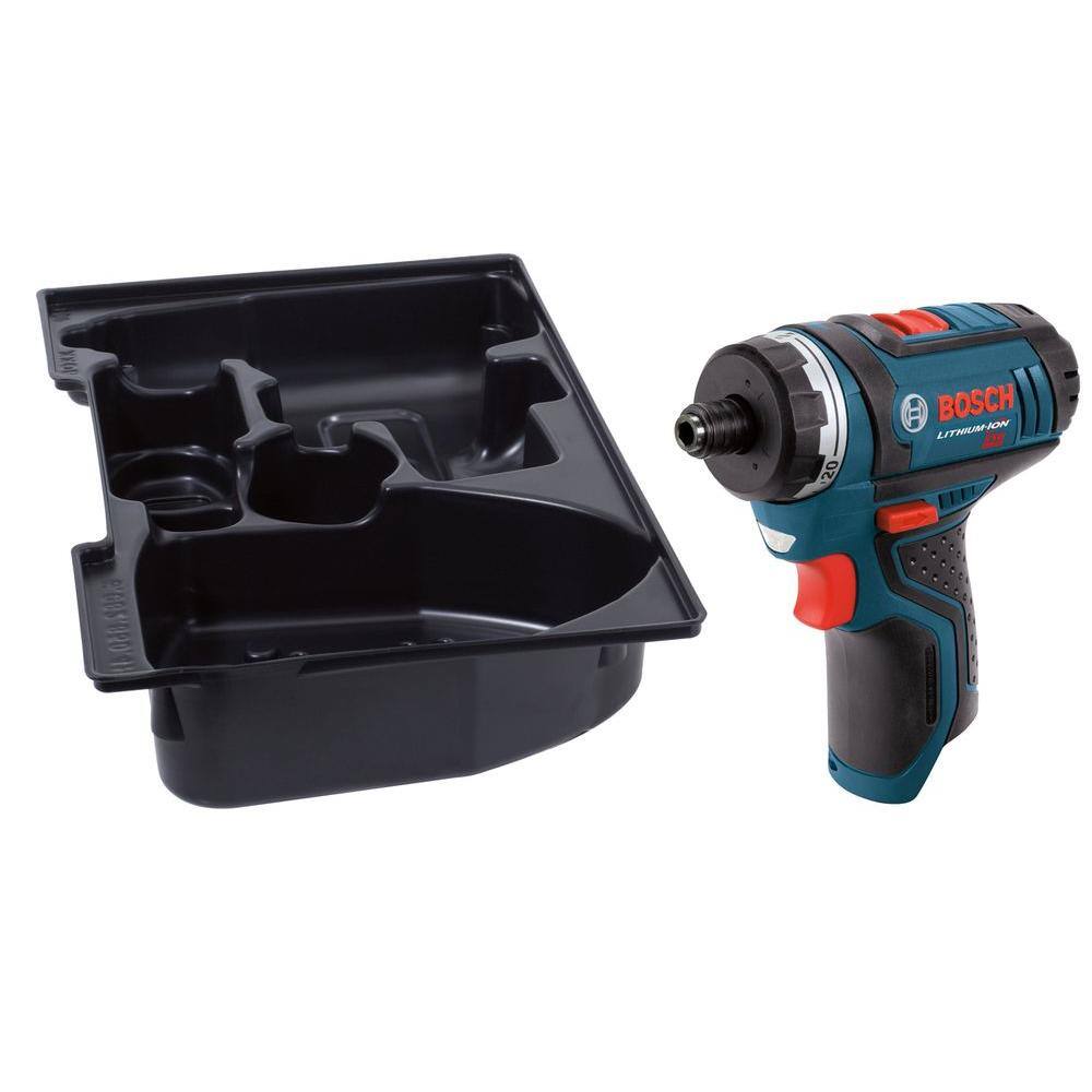 Bosch 12 Volt Lithium-Ion Cordless Electric 1/4 in. Hex 2-Speed Pocket ...