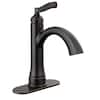Delta Faryn Single Handle Single Hole Bathroom Faucet in Oil Rubbed ...