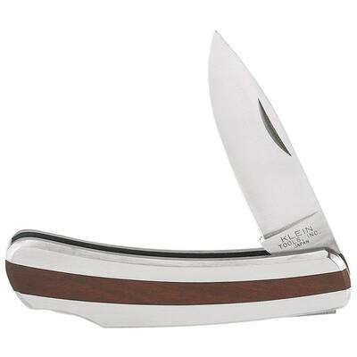 Klein Tools Sportsman Knife, 3-3/8-Inch Drop Point Blade 44037