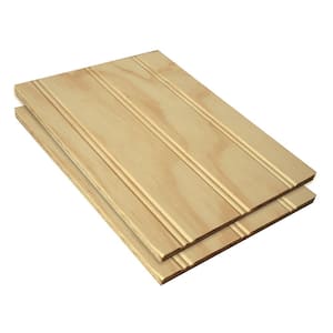 Plytanium Plywood Siding Panel T1-11 4 IN OC (Nominal: 11/32 in. x 4 ft ...