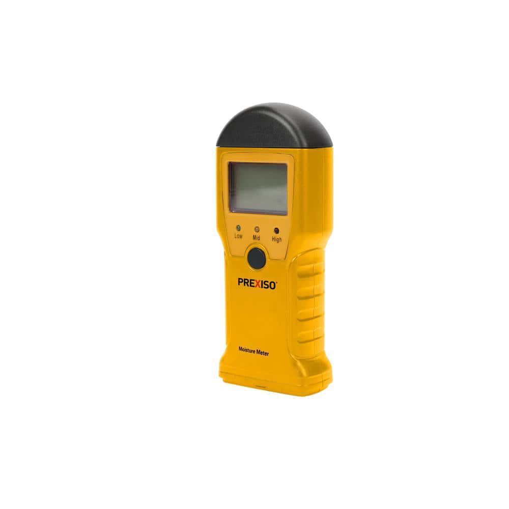 PREXISO Moisture Meter, Stainless Steel Prongs, LCD Screen, Auto Shut ...