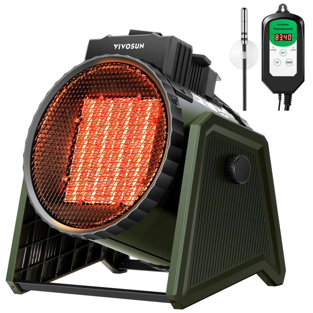 Reviews for VIVOSUN 1500-Watt/750-Watt 9 in. Electric Portable Ceramic ...