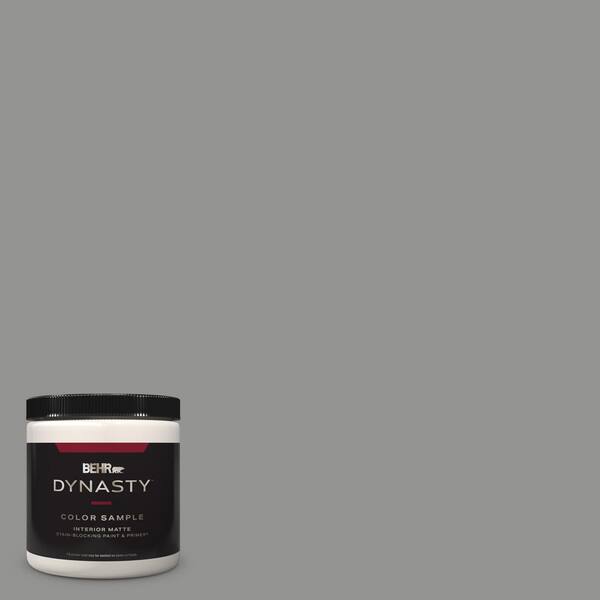 BEHR DYNASTY 8 oz. #780F-5 Anonymous One-Coat Hide Matte Stain-Blocking ...