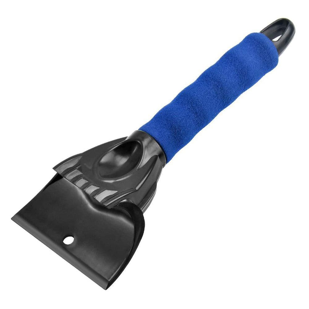 Augbeer 10 in. Plastics Blade Ice Scraper with Frost and Ice Removal ...