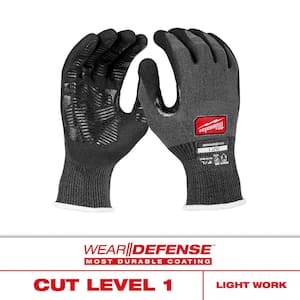 Milwaukee Cut Level 3 High Dexterity Nitrile Dipped Gloves w/ WEAR ...