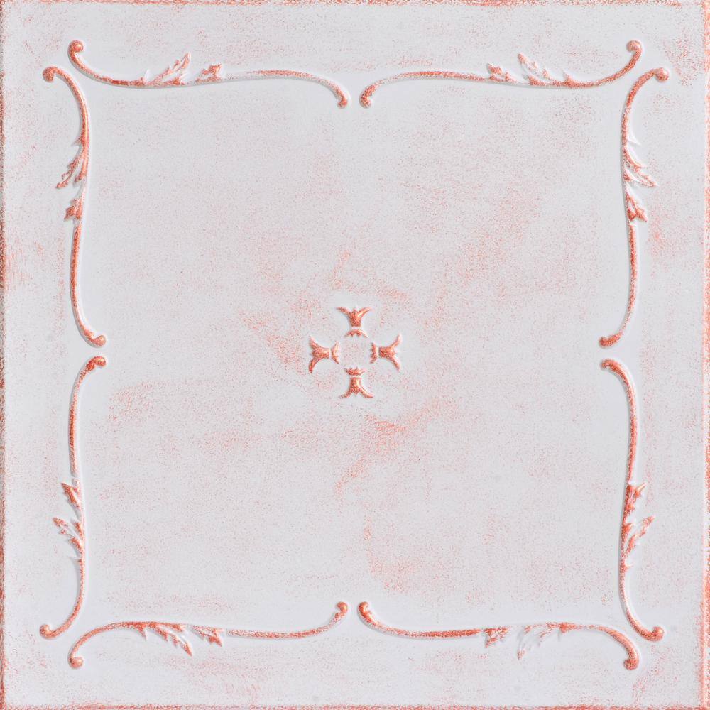 A La Maison Ceilings Spring Buds 1.6 ft. x 1.6 ft. Glue Up Foam Ceiling ...