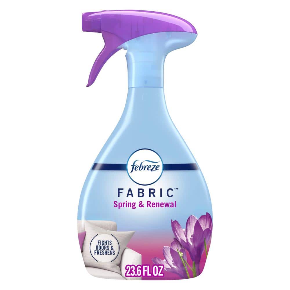 Febreze Fabric 23.6 oz. Spring and Renewal Scent Fabric Freshener Spray ...